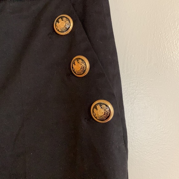 Zara | Pants & Jumpsuits | Zara Black Straight Leg Trouser Side Pockets ...